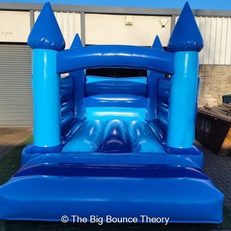 Blue Open Top Bouncy Castle - Bouncy Castle Hire, Soft Play Hire in ...