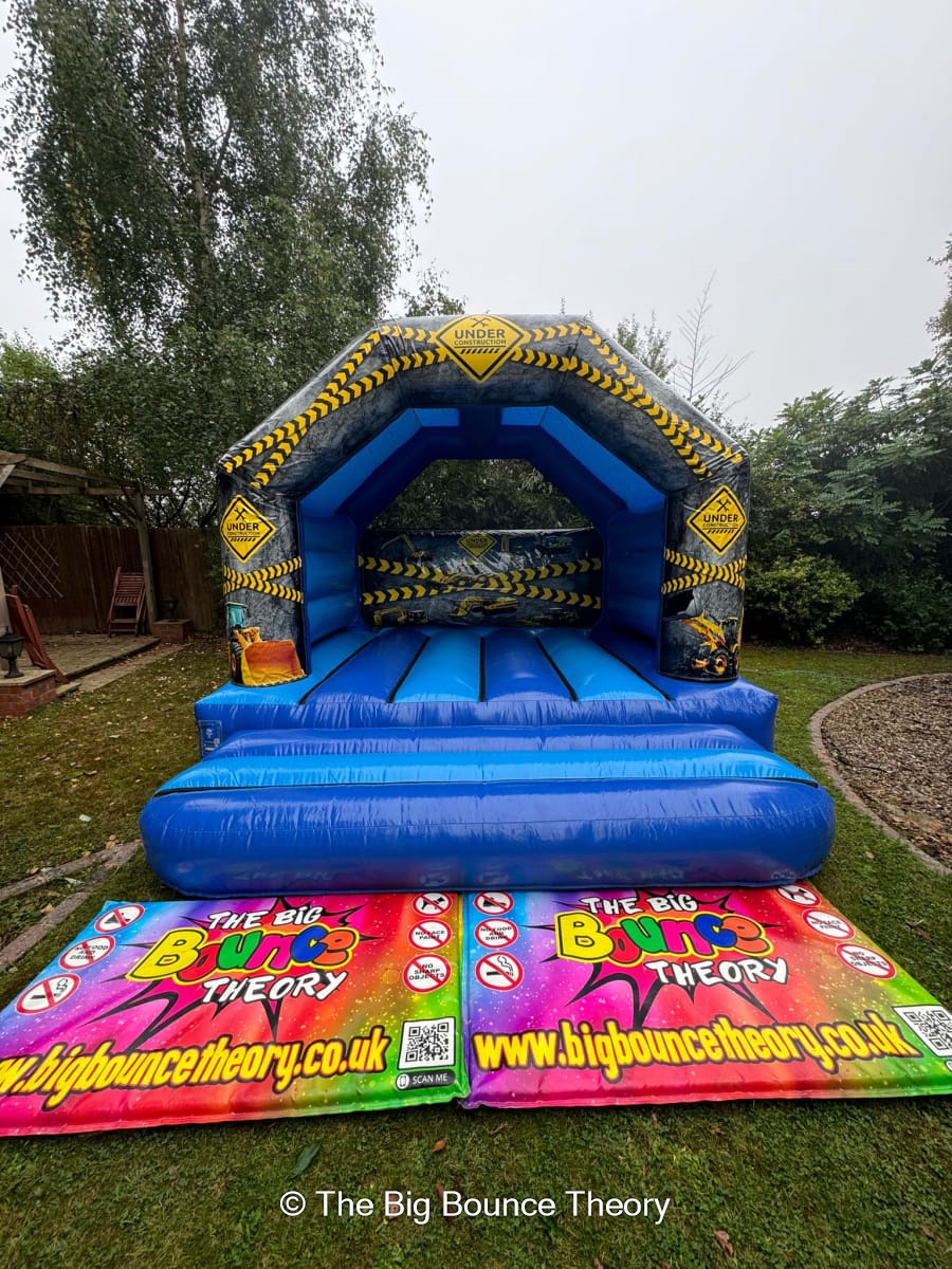 Construction Bouncy Castle 12ft x 12ft - Bouncy Castle Hire, Soft Play ...