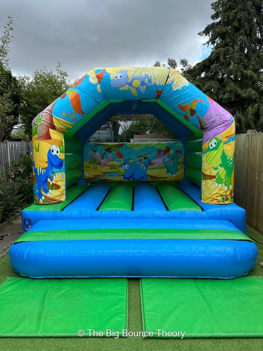 Dinosaur Bouncy Castle 12ft x 12ft - Bouncy Castle Hire, Soft Play Hire ...