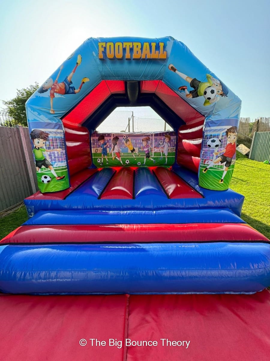 Football Bouncy Castle 12ft x 12ft - Bouncy Castle Hire, Soft Play Hire ...