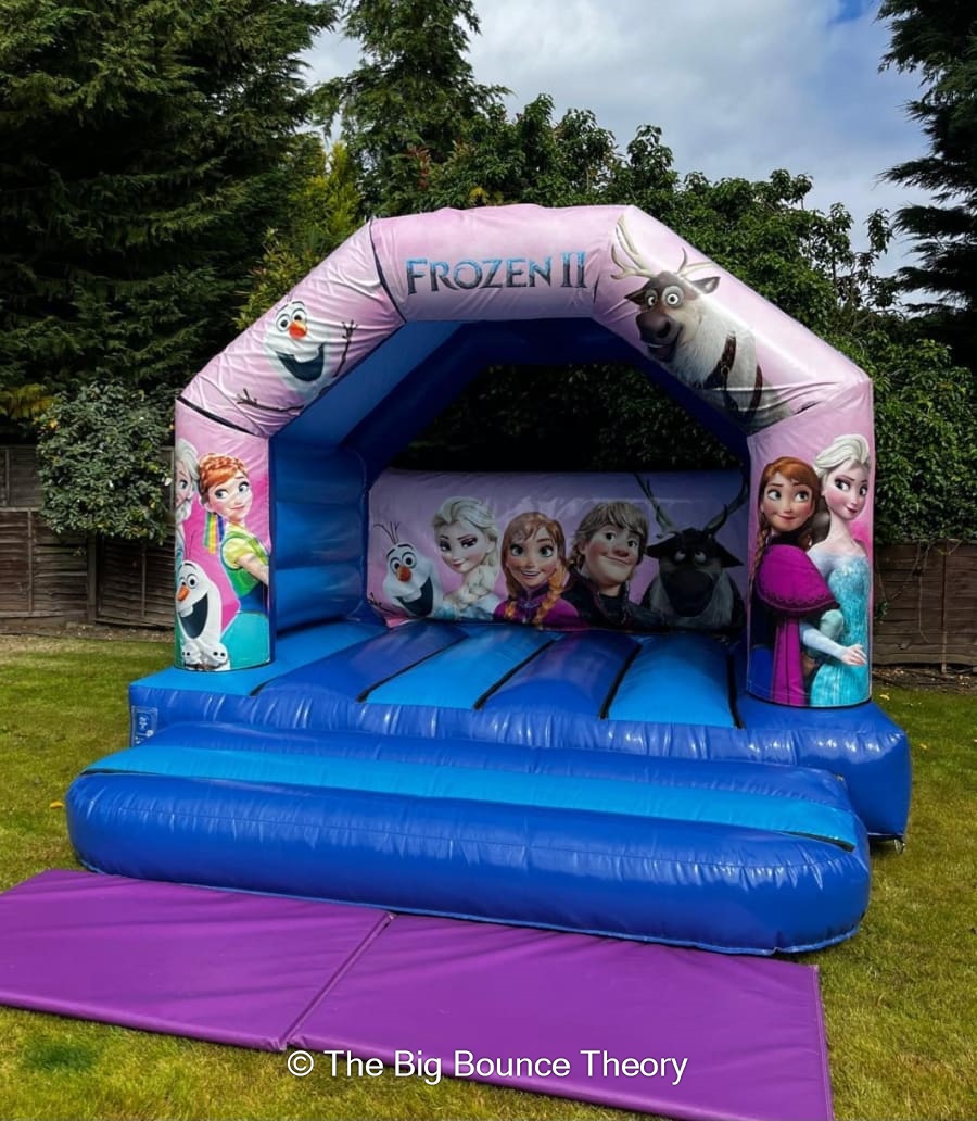 Frozen Blue Bouncy Castle 12ft x 12ft - Bouncy Castle Hire, Soft Play ...