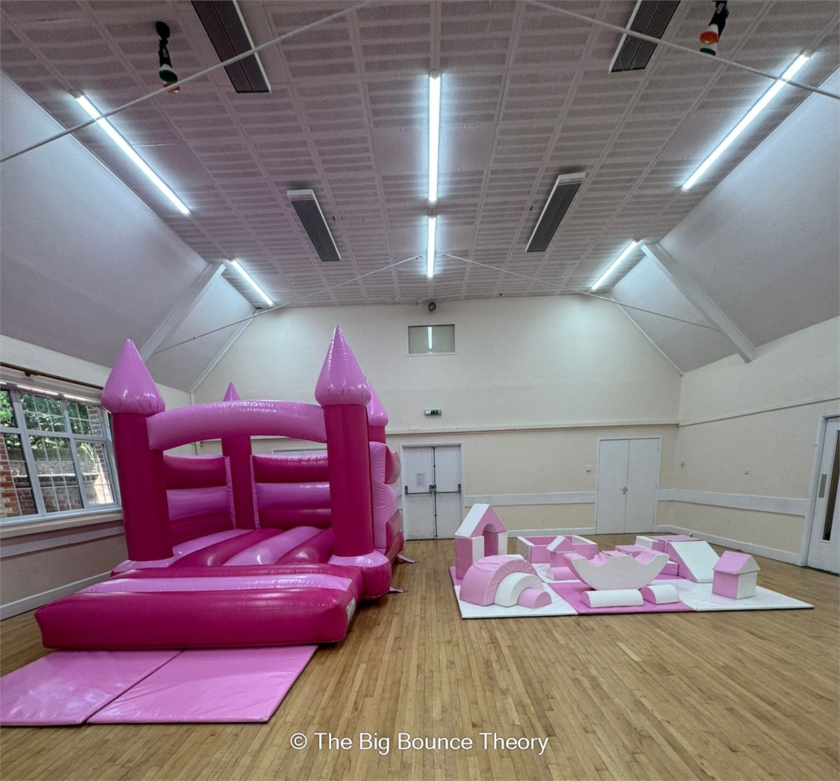 Pink & White Party Package 1 - Bouncy Castle Hire, Soft Play Hire in ...