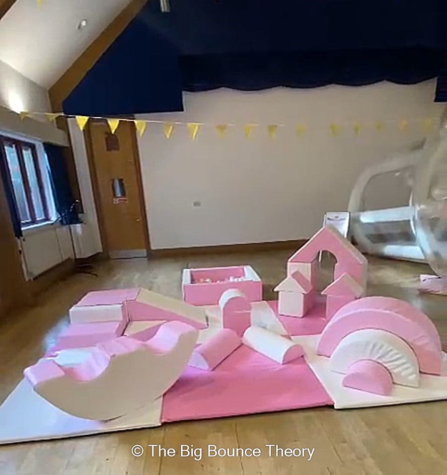 Pink and White Soft Play - Bouncy Castle Hire, Soft Play Hire in Ruislip, Hillingdon, Uxbridge ...