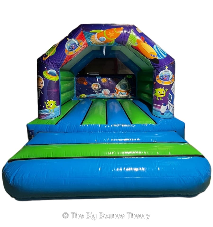 Space Bouncy Castle 12ft x 12ft - Bouncy Castle Hire, Soft Play Hire in ...