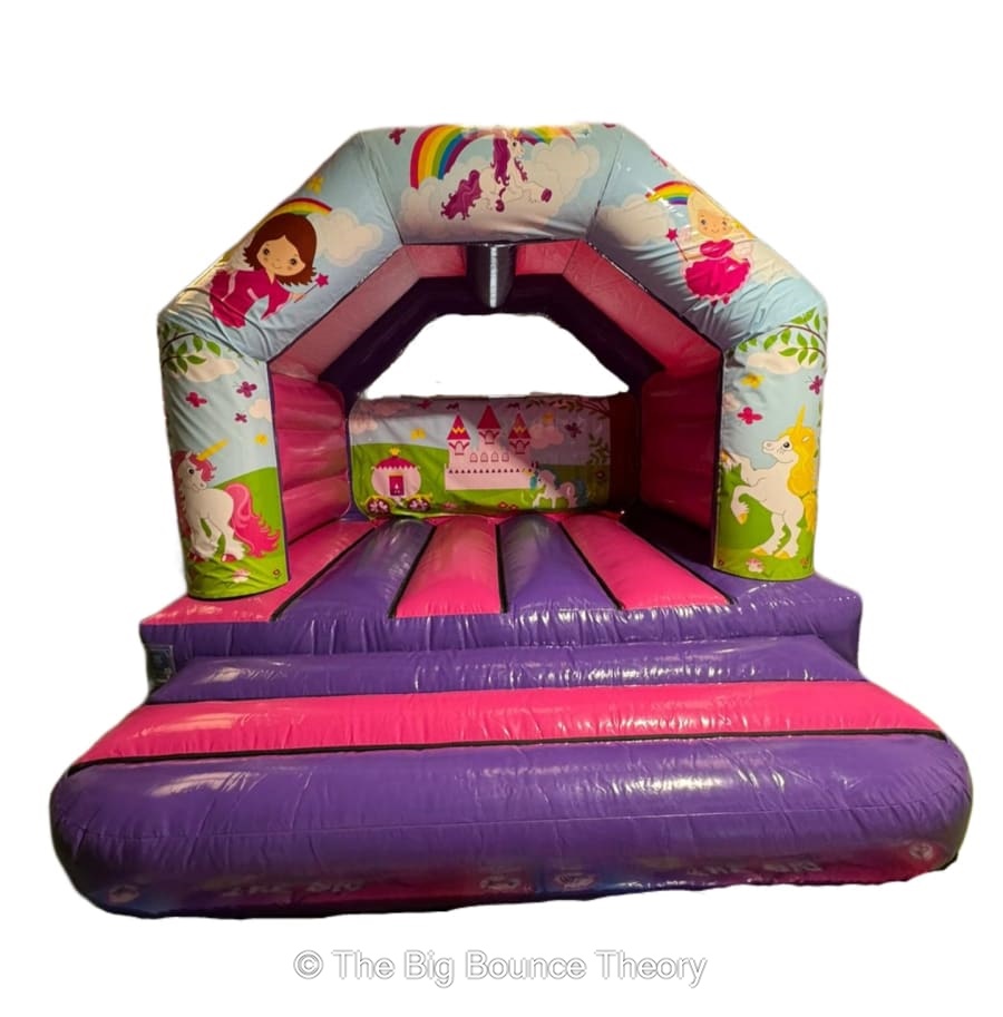 Unicorn & Fairies Bouncy Castle 12ft x 12ft - Bouncy Castle Hire, Soft ...