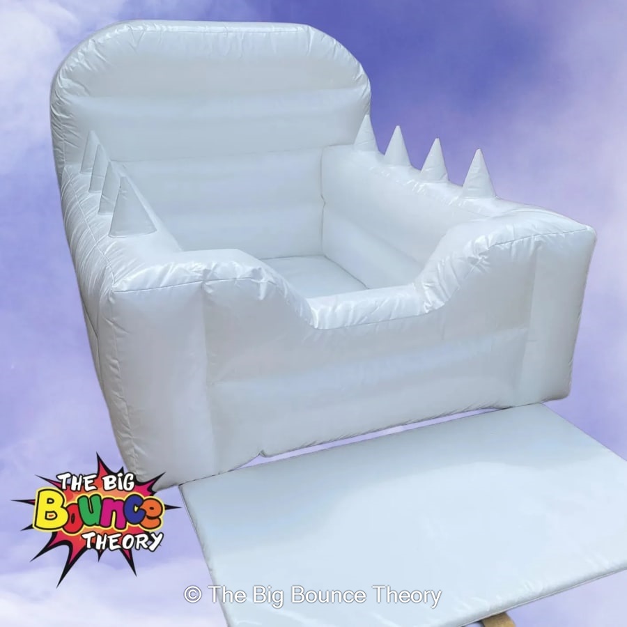 White Inflatable Ball Pit - Bouncy Castle Hire, Soft Play Hire in ...